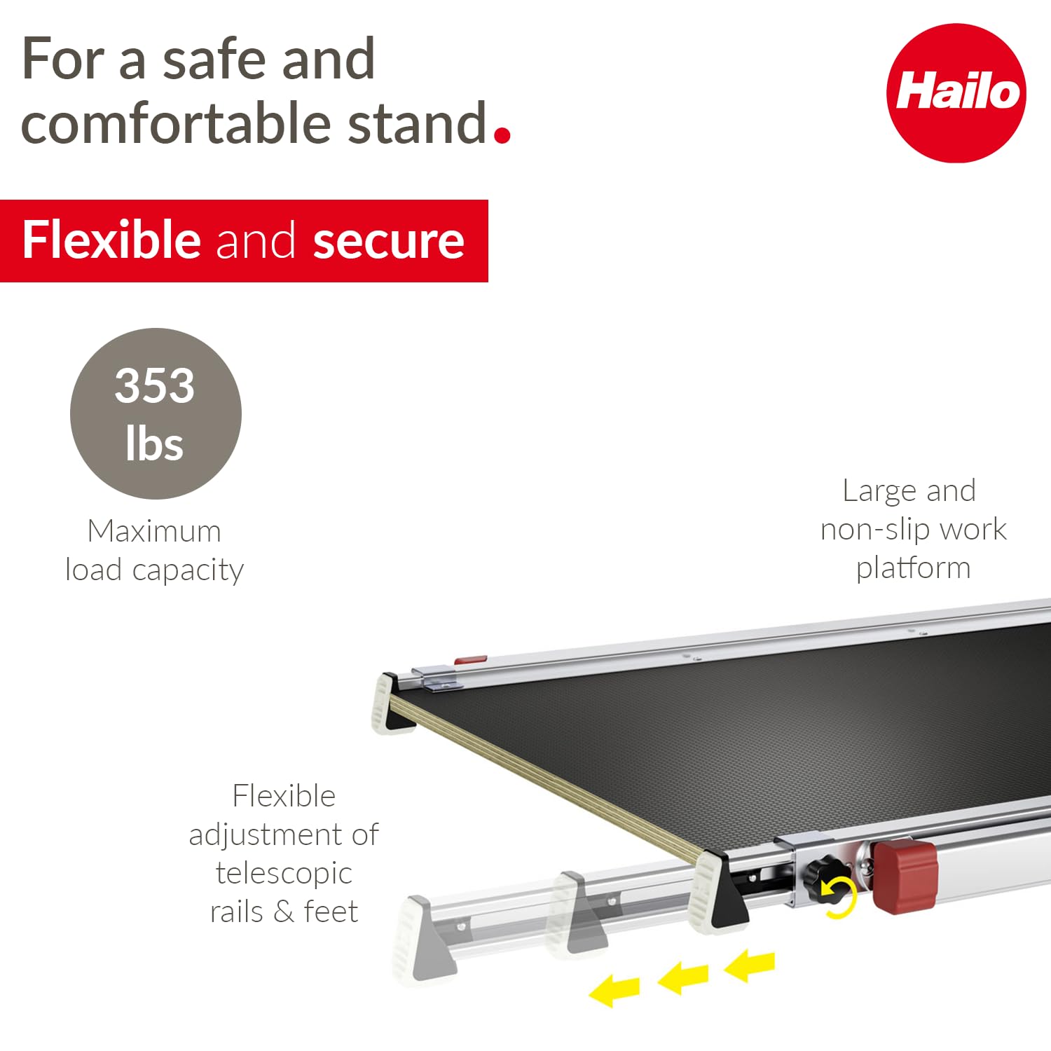 Mua Hailo TP2 Plus | Work & Staircase Platform | Length and Height ...