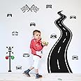 Amazon.com: Large Road Wall Sticker Road Sign Peel and Stick Wall ...