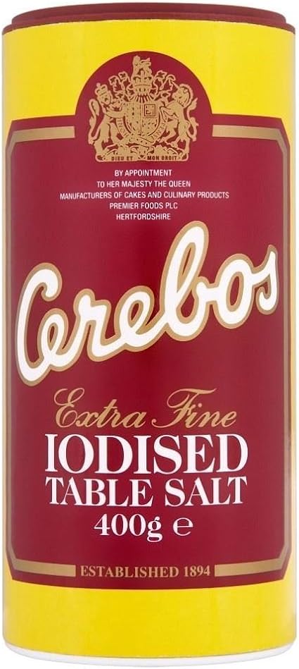 Cerebos sel iodé (400g) - Paquet de 6: Amazon.fr: Epicerie