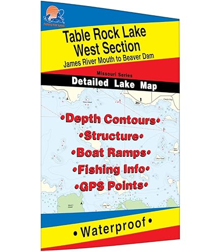 Rufus Woods Fishing Map