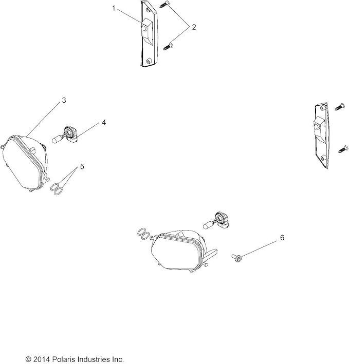Amazon.com: Polaris 50 Watt Headlight Bulb, Genuine OEM Part 4010253 ...