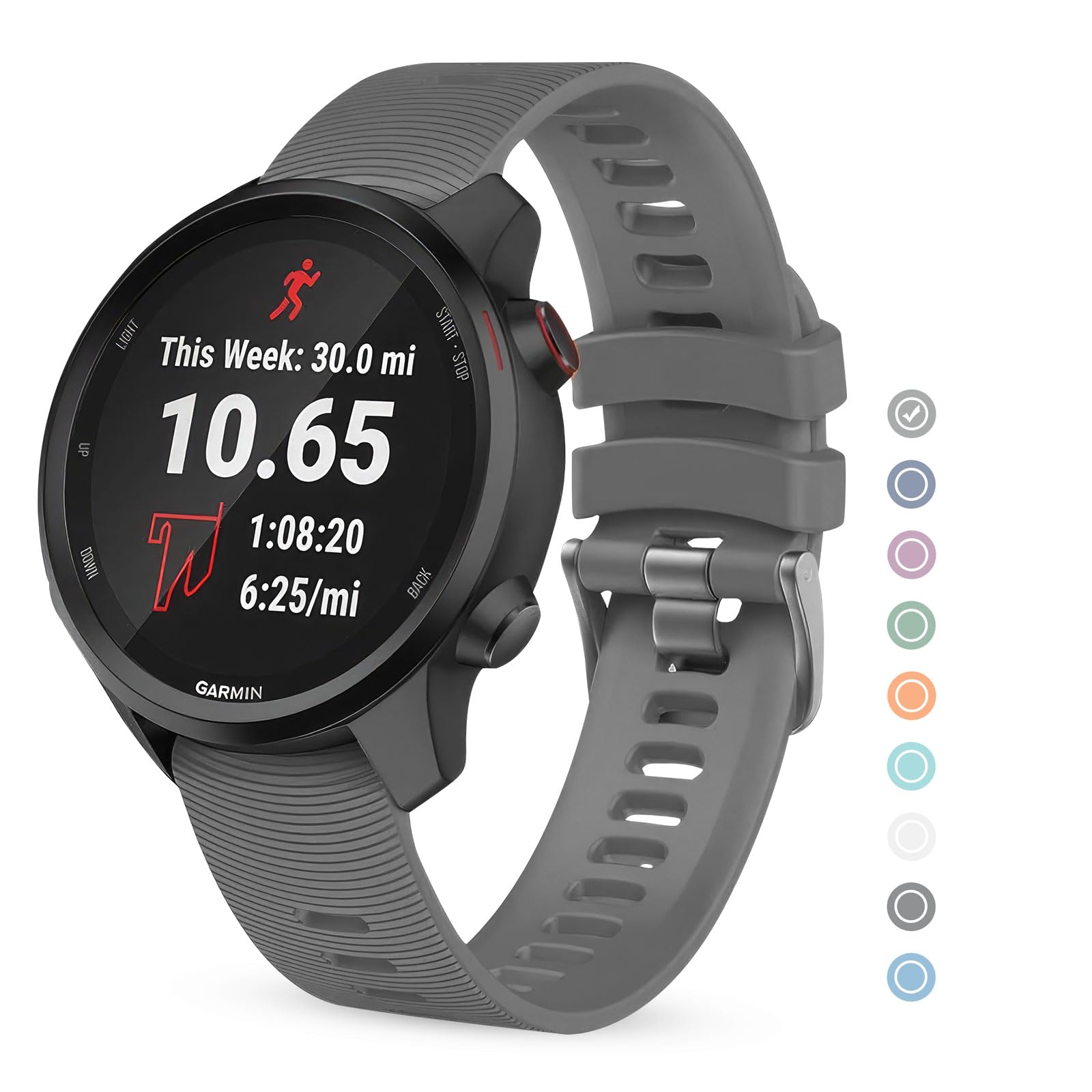 BaayCerrie for Garmin Forerunner 245 Watch Band, 20mm Watch Band ...