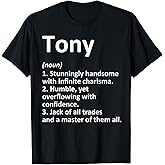 Amazon.com: TONY Definition Personalized Name Funny Birthday Gift Idea ...