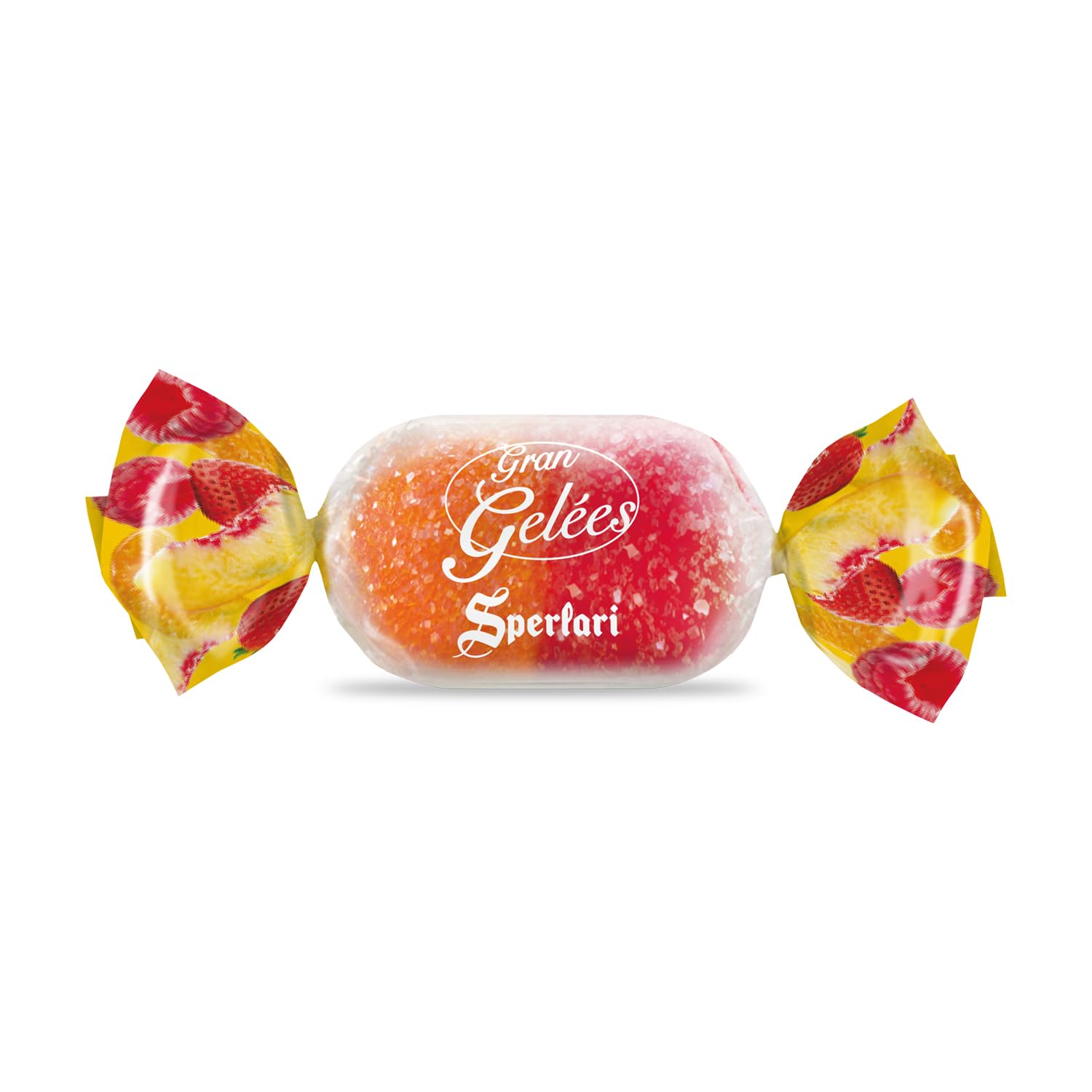Sperlari Candies Gran Duetto Orange, Peach & Raspberry Italian Fruit ...