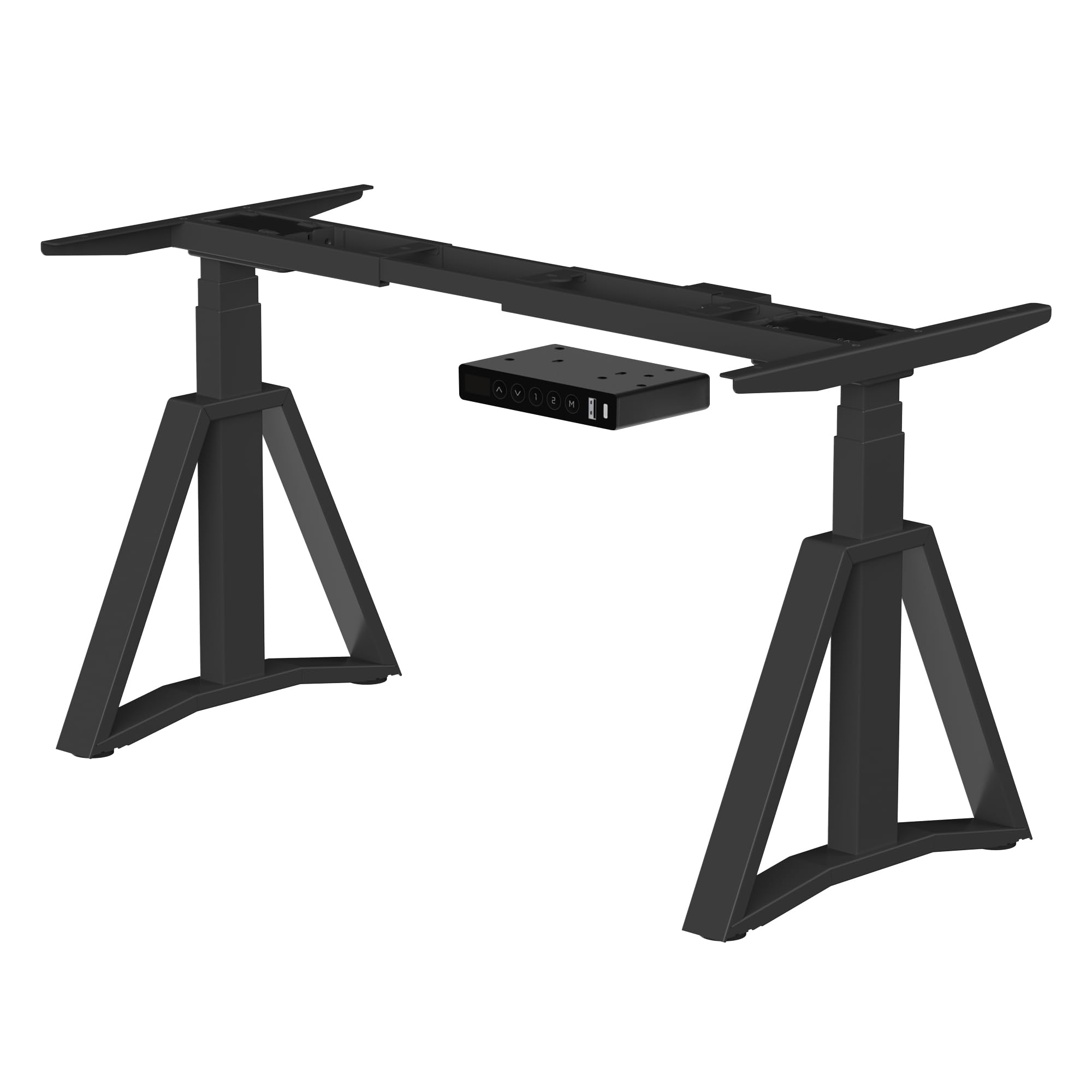 Fromann Electric Height Adjustable Sitting Standing Desk Frame Dual ...