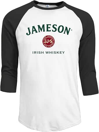 Men's Jameson Irish Whiskey Logo 3/4 Sleeve Raglan T-shirt: Amazon.ca ...