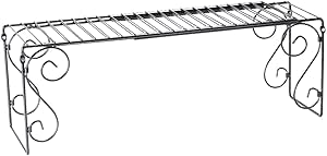 Amazon.com: Expandable Scroll Metal Over The Sink Shelf - Black : Home ...