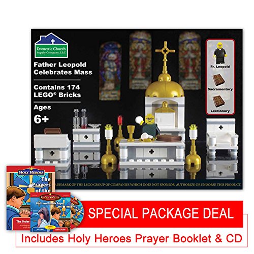 Father Leopold Celebrates Mass custom Lego set PLUS Mass - Want It All