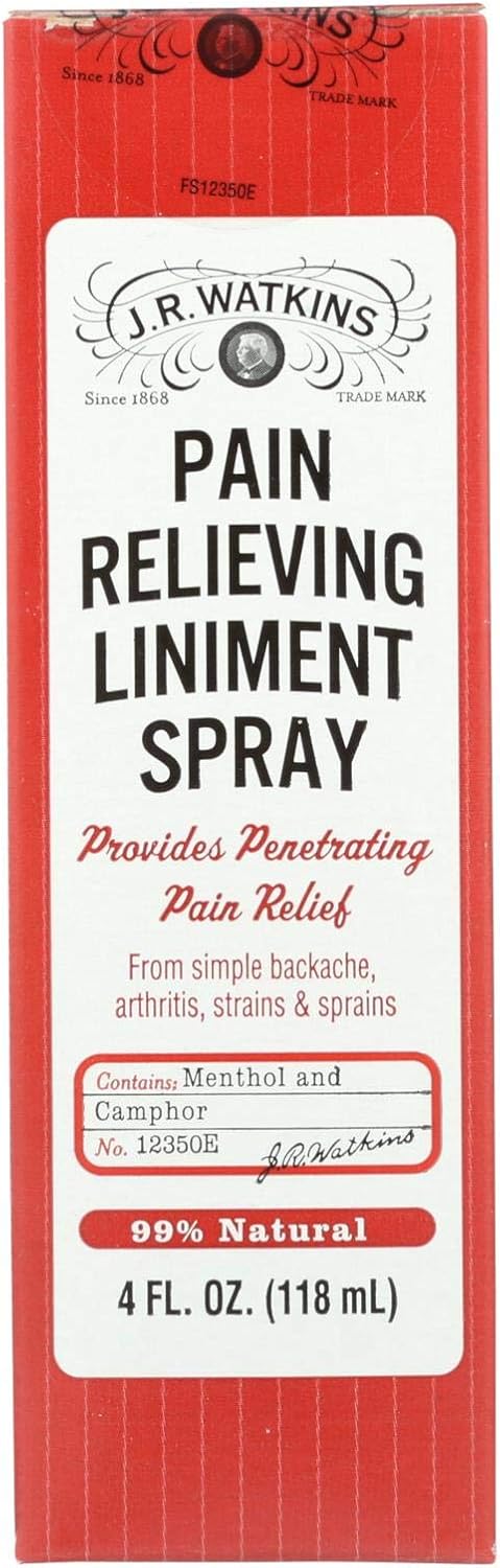 Amazon.com: J.R. Watkins Liniment Spry Pain Relief 4.0 Fz: Health ...