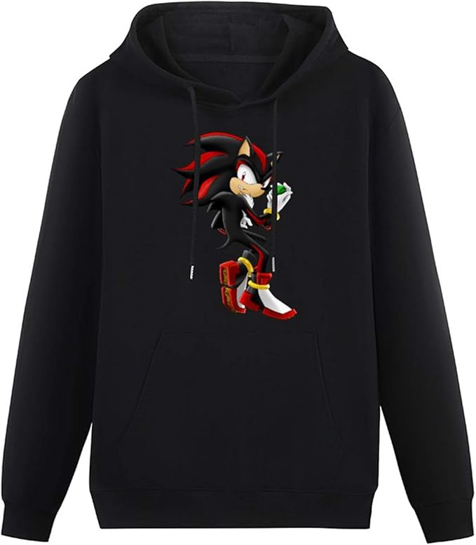 yanyan Mens Stylish Hoodies Kingdeng Sonic Shadow Hedgehog Hoodies Long ...