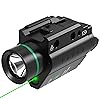Feyachi Red/Green Laser Flashlight Combo 500 Lumen Tactical Light with Picatinny Rail Mount in ...