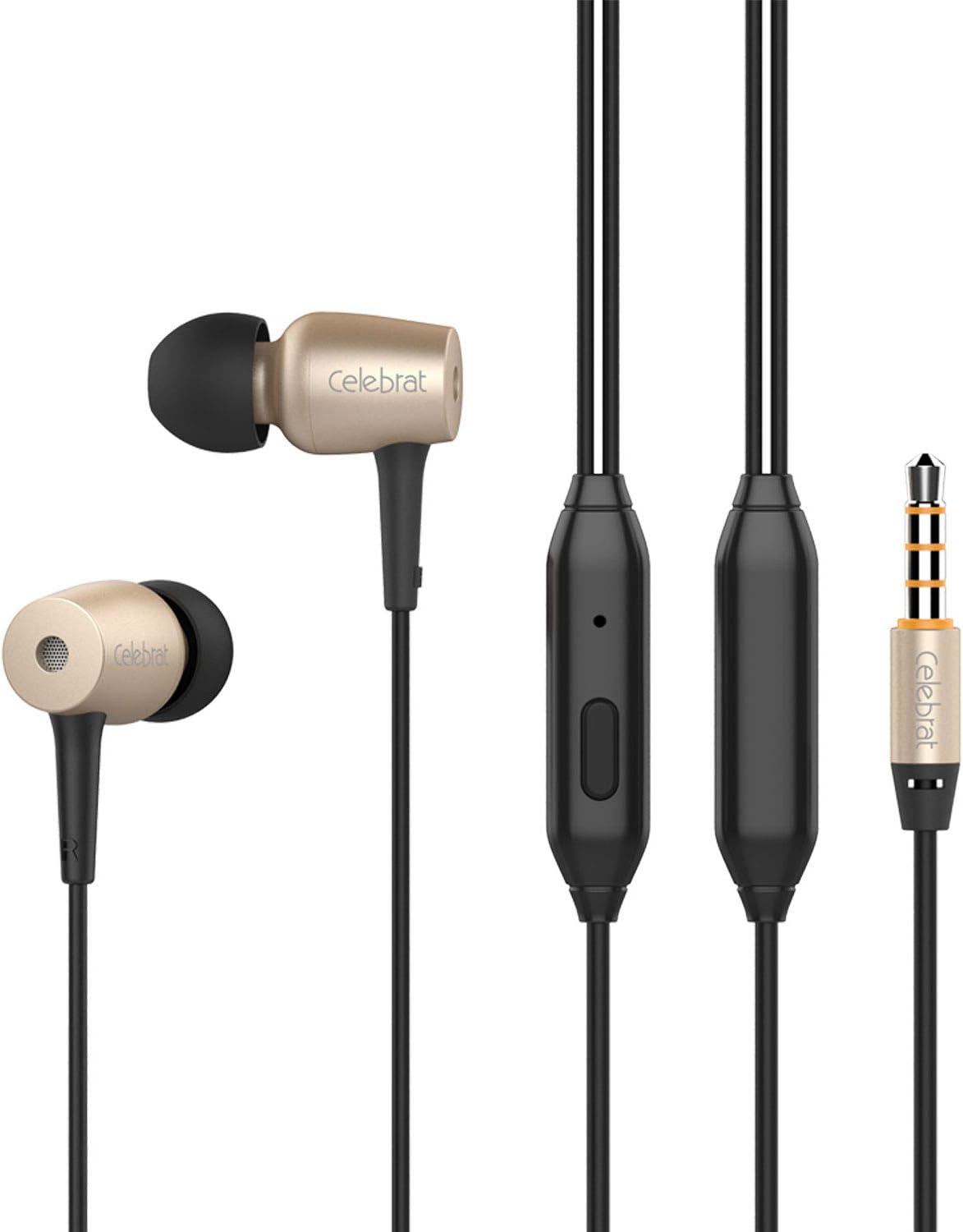Celebrat Noise Isolating Earphones Headphones with: Amazon.co.uk ...