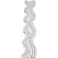 Amazon.com: HONEYSEW Wave Edge Waves Ruler Clear Quilting Ruler ...