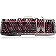 Amazon.com: IOGEAR Kaliber Gaming HVER Aluminum Gaming Keyboard, Black ...