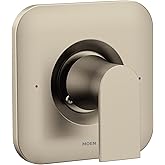 Moen T2471BL Genta LX Posi-Temp Pressure-Balancing Modern Trim Valve Required, Matte Black ...