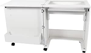 Amazon.com: Arrow 101 Judy Sewing and Craft Table with Storage and ...