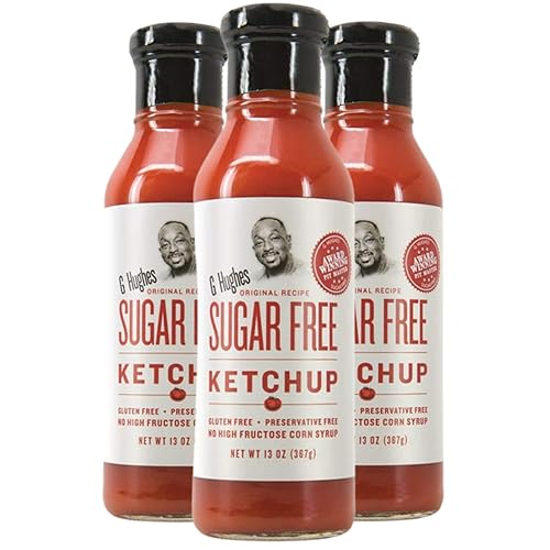 G Hughes Sugar Free Ketchup - Gluten Free, Preservation Free, Low Carb ...
