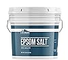 Earthborn Elements Epsom Salt (1 Gallon), Resealable Bucket, Magnesium Sulfate Soaking Solution ...