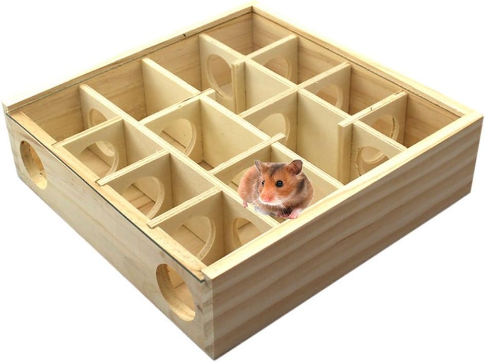 Labyrinthe en bois pour animal de compagnie - Jouet idéal pour la cage ...
