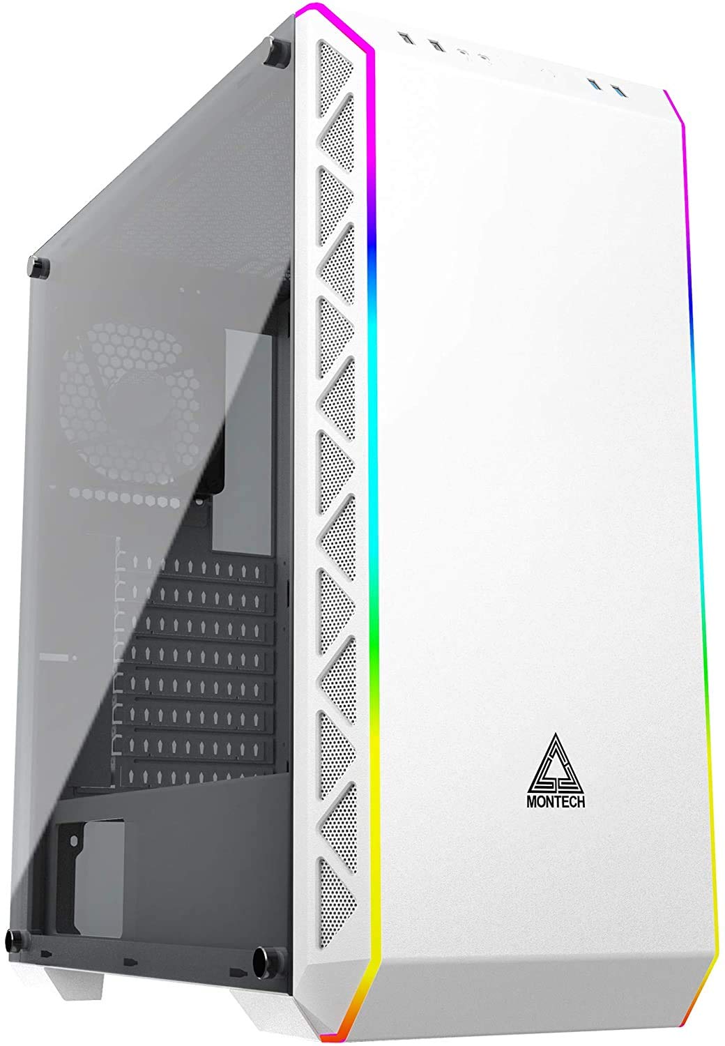 Buy Montech AIR 900 ARGB White/High-Airflow/ATX Mid-Tower/ARGB Lighting ...