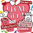 Amazon.com: I Love You! The Big Valentine's Day Coloring Book for ...