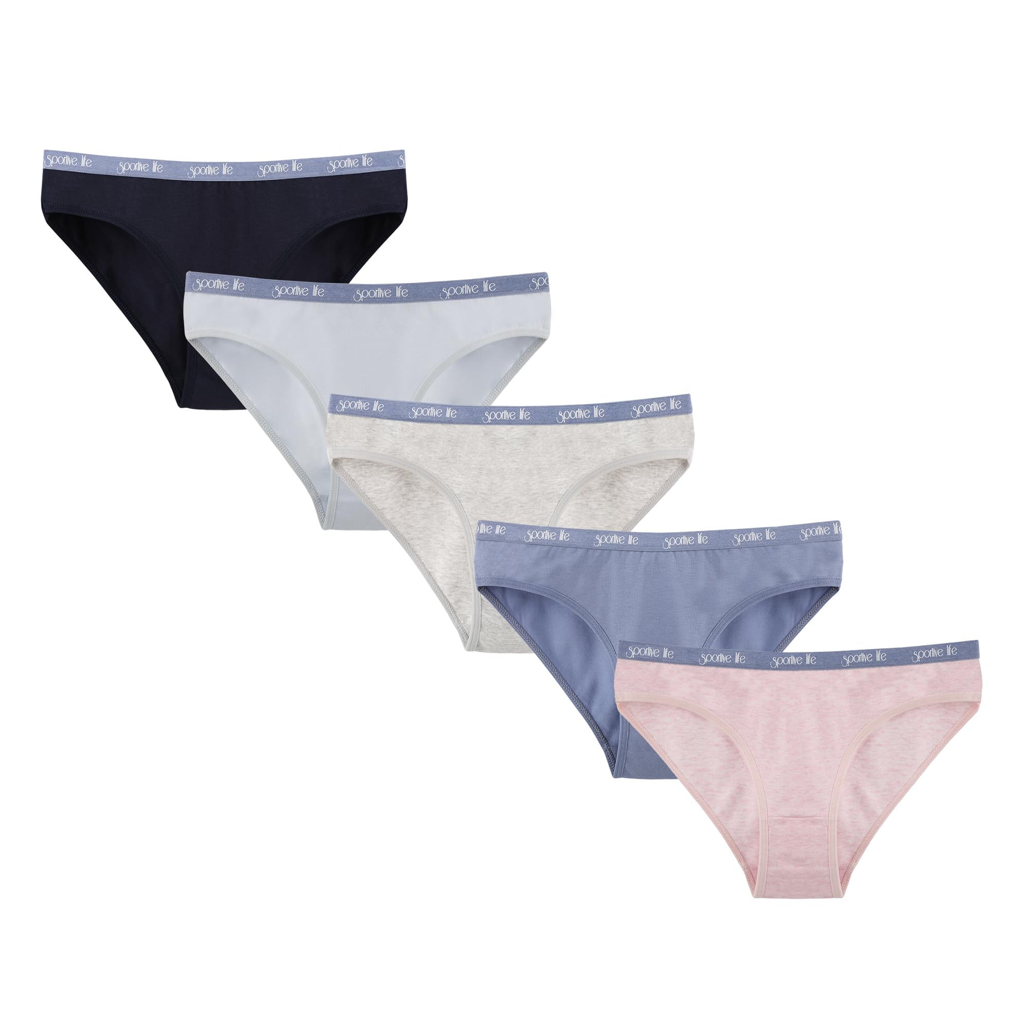 Donella Women's Cotton Bikini Panties - Soft Bikini Briefs Underwear ...