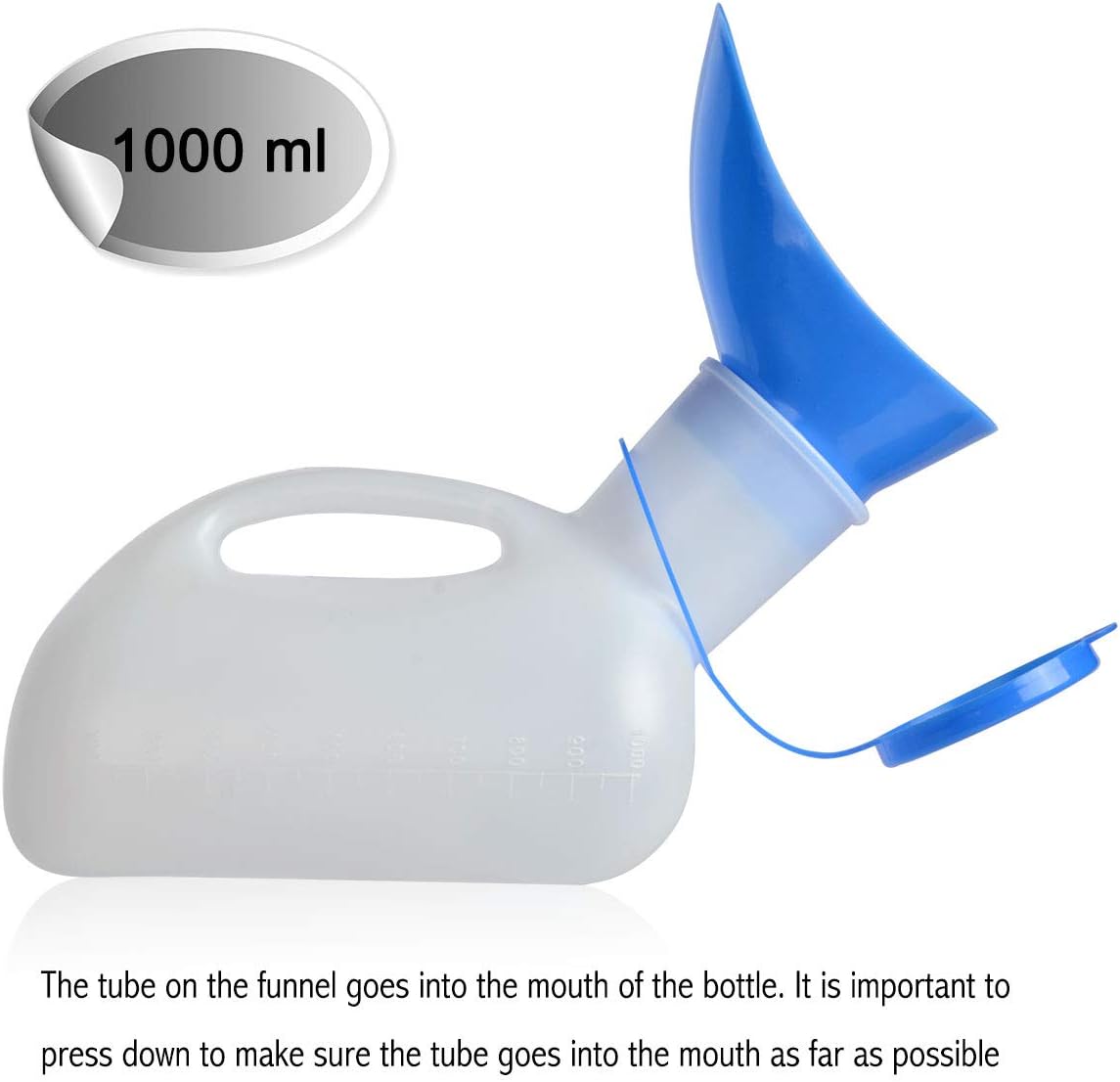 Tovee 2 Pack Urinals for Men and Women Spill Proof,Portable Urine ...