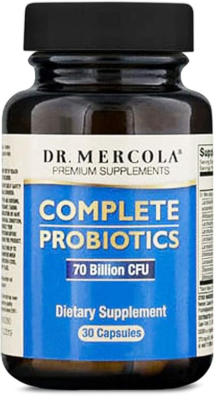 Dr Mercola Complete Probiotics 70 billion CFU per 2 capsules (30 ...