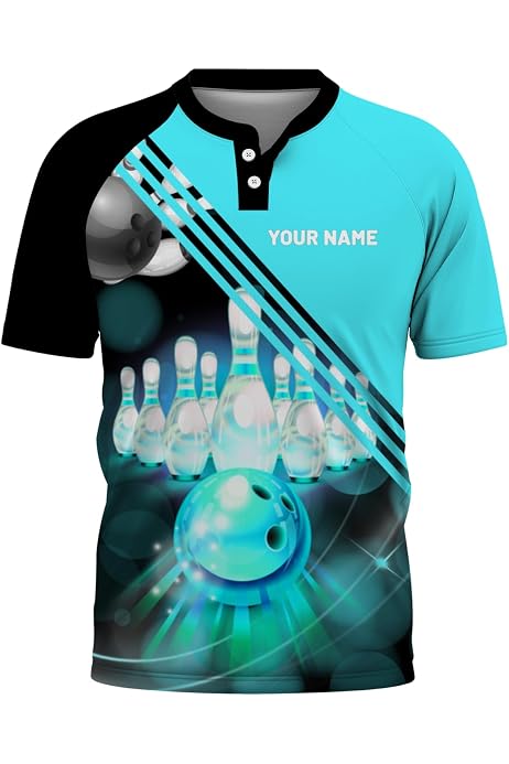 Bowling Shirts Custom Embroidery Custom Bowling Shirt Personalized 3D