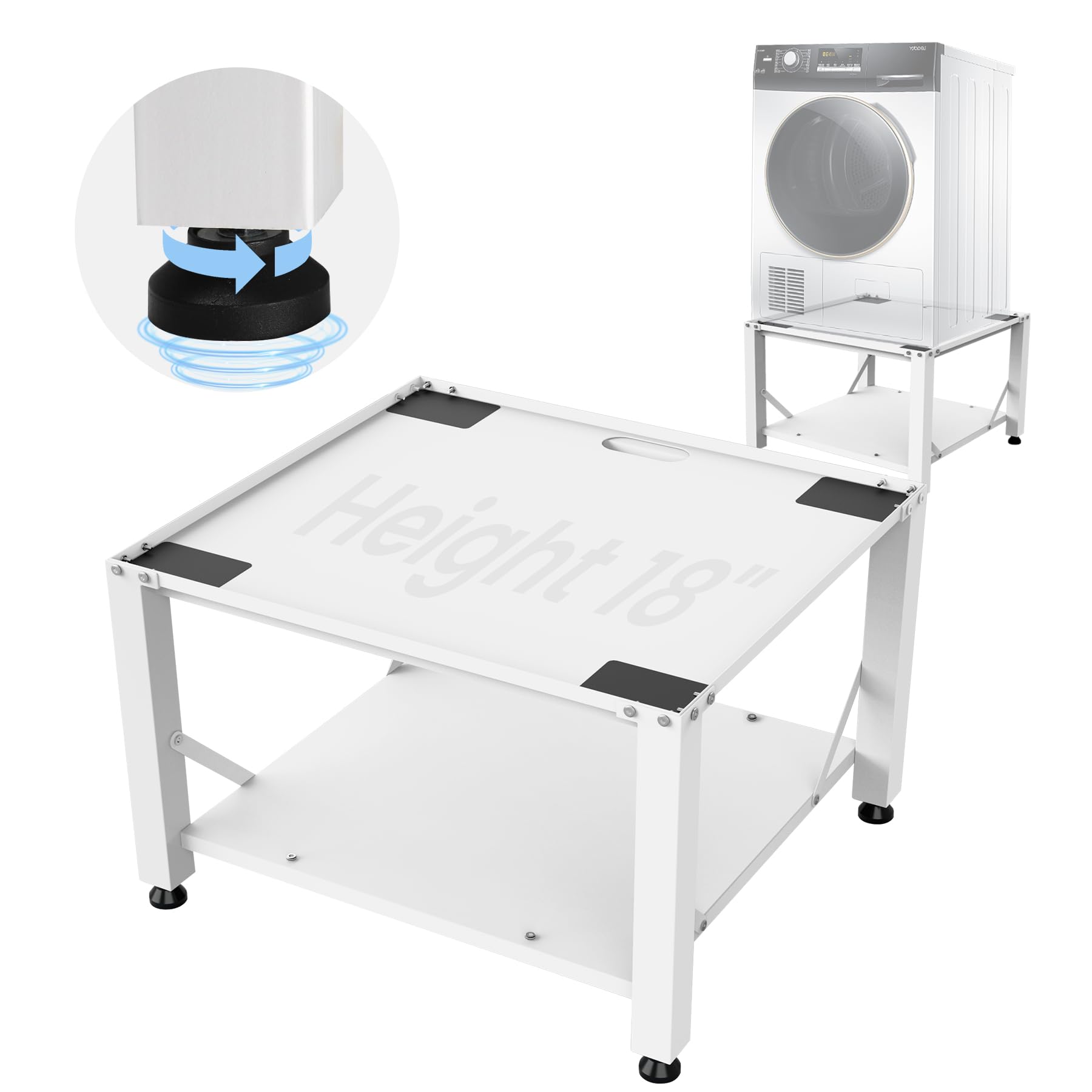 Eastrexon Universal Laundry Pedestal 18" Height, Heavy Duty Washer and ...