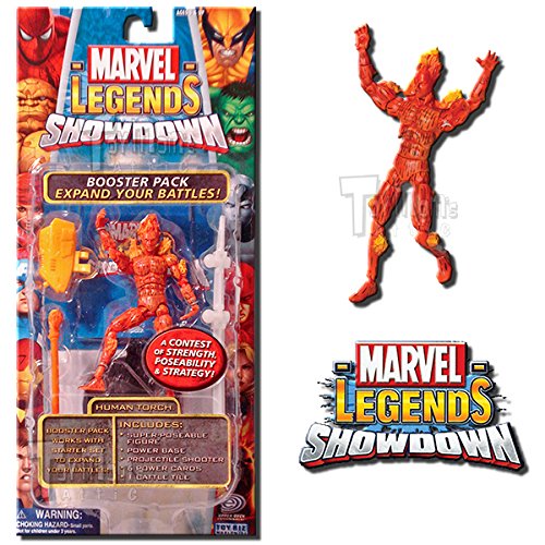 Marvel Human Torch Legends Showdown Series 2 Action Figure Booster Pack ...