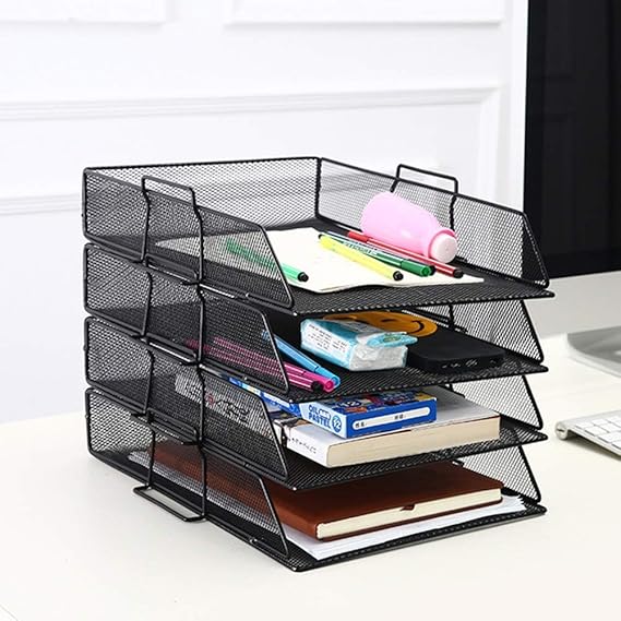 WJYLM Magazine Rack, Bureau Organisatoren en Accessoires Stapelbaar ...