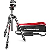 Amazon.com: Manfrotto Befree GT XPRO 4-Section Carbon Fiber Travel Tripod with MH496 Ball Head ...