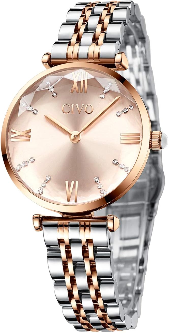 CIVO Women Watches Ladies Waterproof Stainless Steel Minimalist ...