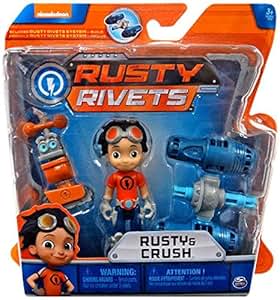 Amazon.com: Rusty Rivets - Rusty and Crush: Toys & Games