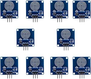 Amazon.com: 10 Pack TTP223B Digital Touch Capacitive Sensor Switch Module DIY for Arduino ...