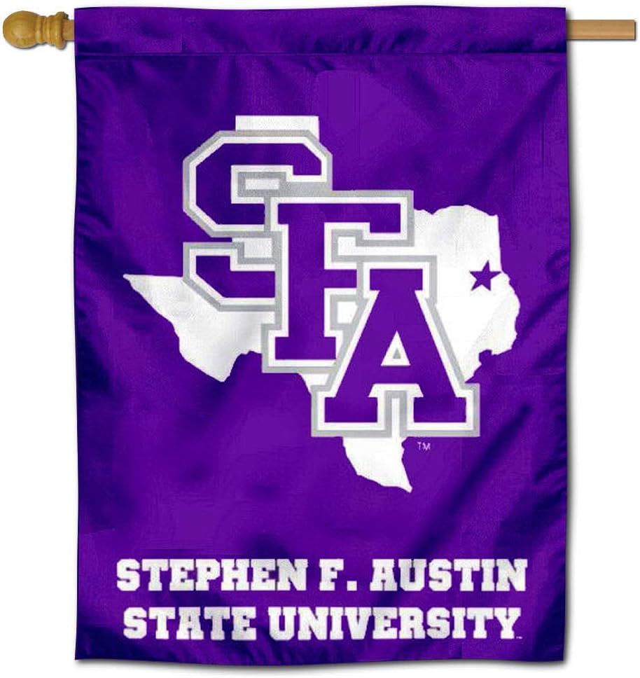 Amazon.com : SFA Lumberjacks House Flag Banner : Sports & Outdoors