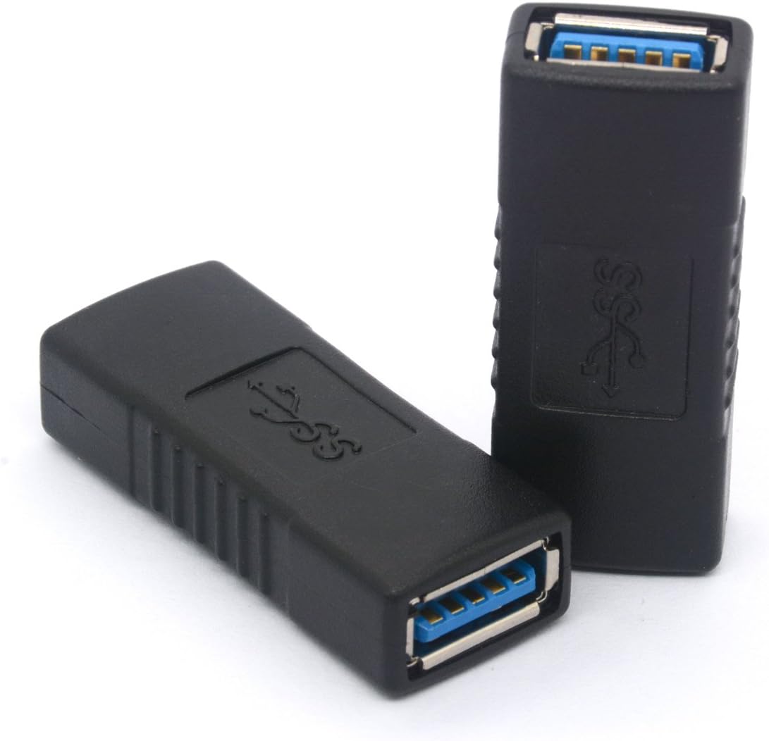 USB 3.0 Adapter USB Type A Coupler Female to Female Bridge Extension Connector Gender Changer ...