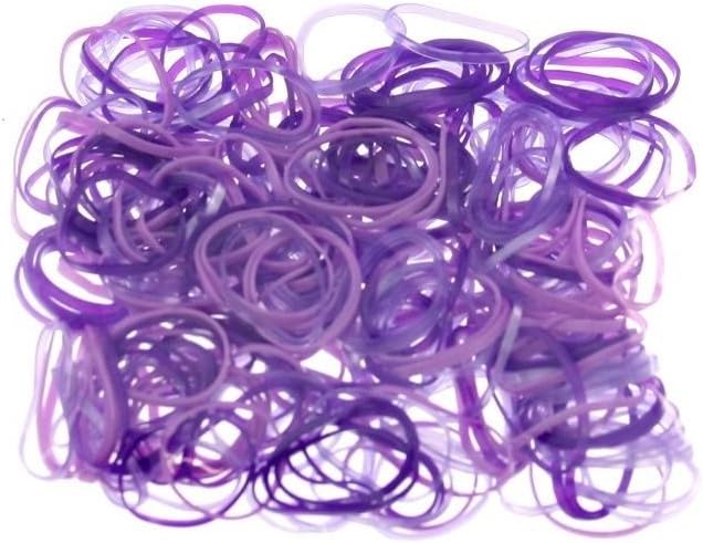 Mytoptrendz® Purple Tone Small Tiny Mini Poly Elastics Hair Tie Ultra ...
