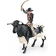 Amazon.com: LC JoyCre Bullfighter 8 Inch Cowboy Bull Riding Toys for ...