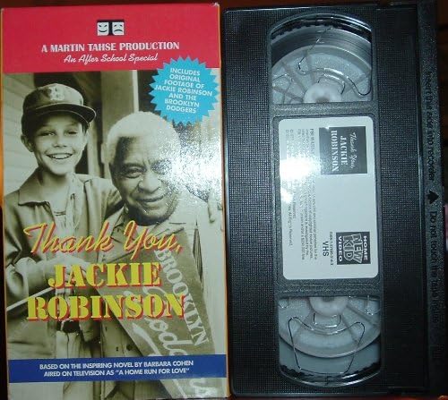 Amazon.com: Thank You Jackie Robinson [VHS]: Ronnie Scribner, Charles ...
