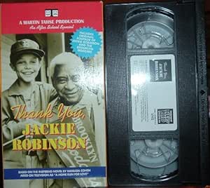 Amazon.com: Thank You Jackie Robinson [VHS] : Ronnie Scribner, Charles ...
