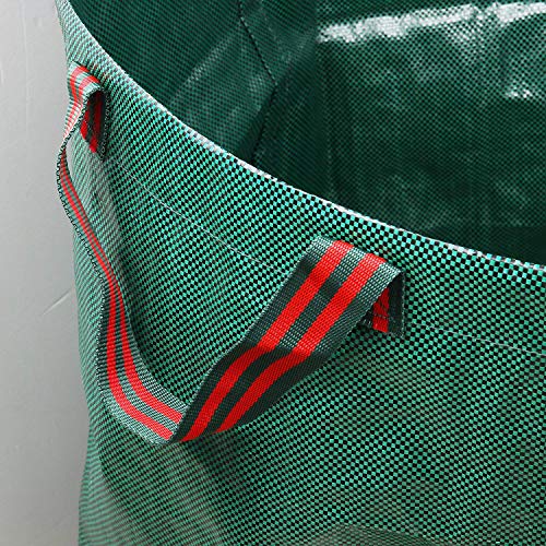 FLORA GUARD 3-Pack 72 Gallons Reusable Garden Waste Bags,Heavy Duty ...