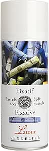 Amazon.com: Sennelier Latour Spray Fixative, 1 Count (Pack of 1), Clear ...