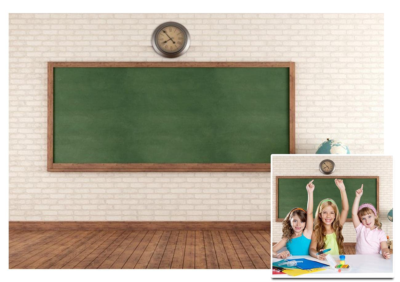 Mua AOFOTO 5x3ft Classroom Backdrops Blackboard Books Class Study Room ...