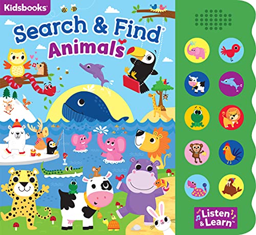 Search & Find: Animals Sound Book-With 10 Fun-to-Press Buttons, a ...