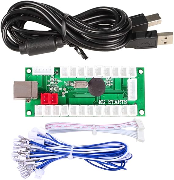 EG STARTS Zero Delay USB Encoder pour PC Jeux Contrôleur Pour Arcade Joystick Mame Jamma Pièces ...