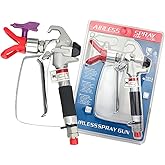 Amazon.com : Airless Paint Spray Gun Sprayer High Pressure 3600 PSI 517 Nozzle Tip for Sprayer ...