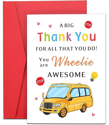 School Bus Retirement Cards Funny Printable