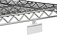 Amazon.com: Label Holder for Wire Shelves Price Tag Holder 1 1/4 x 3 (H ...